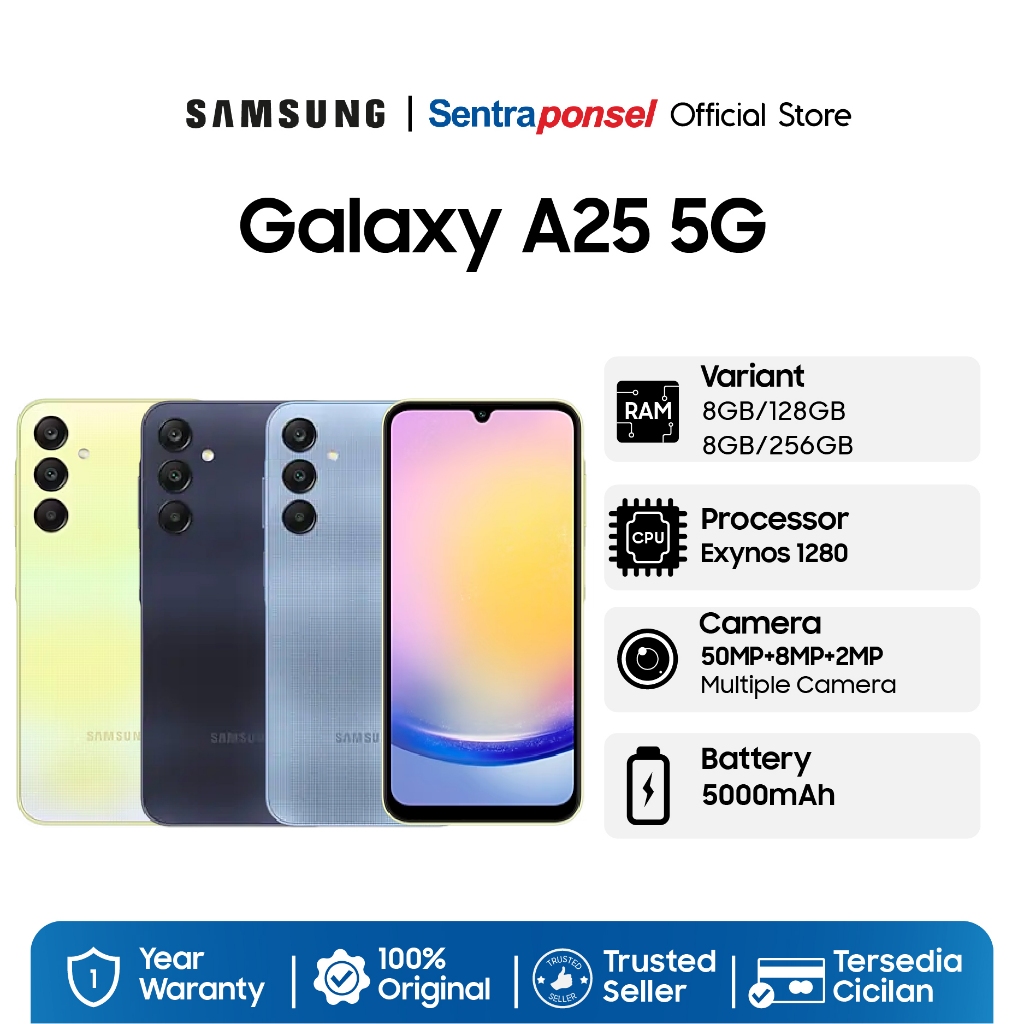 Jual Handphone Samsung Galaxy A25 5G | Shopee Indonesia