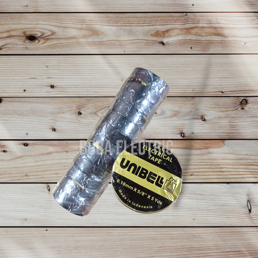 Jual Lakban Batang Unibel/ Isolasi Kabel Listrik/ Lakban Hitam/ PVC ...