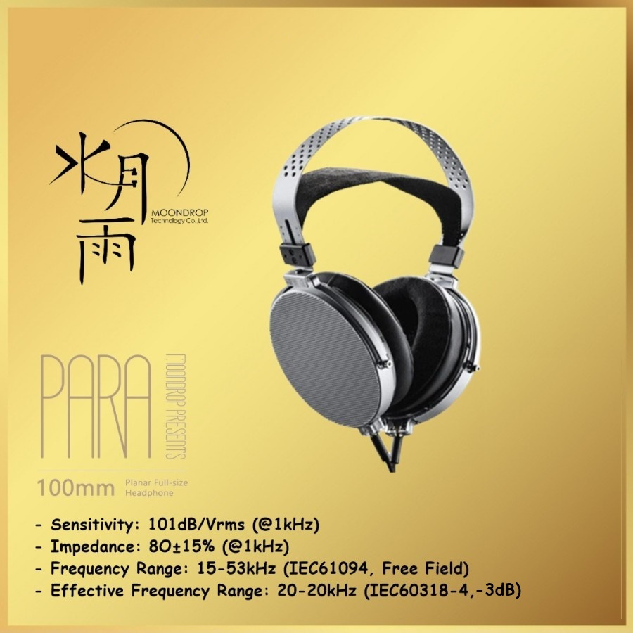 Jual Moondrop Para Over Ear Full-Size Planar Headphones Headset ...
