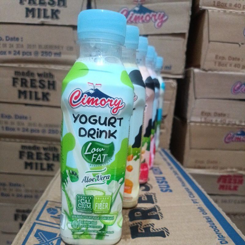 Jual Cimory yogurt drink lowfat aloevera 240ml bisa ekspedisi | Shopee Indonesia