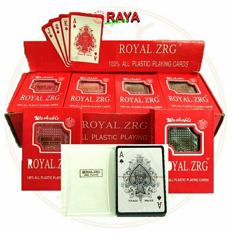 Jual Kartu Remi / Royal ZRG Plastic Playing Cards | Shopee Indonesia