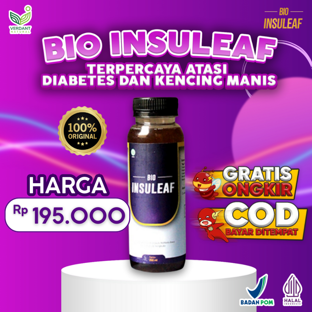 Jual Bio Insuleaf Herbal Insulin Cegah Diabetes Menurunkan Hipertensi ...