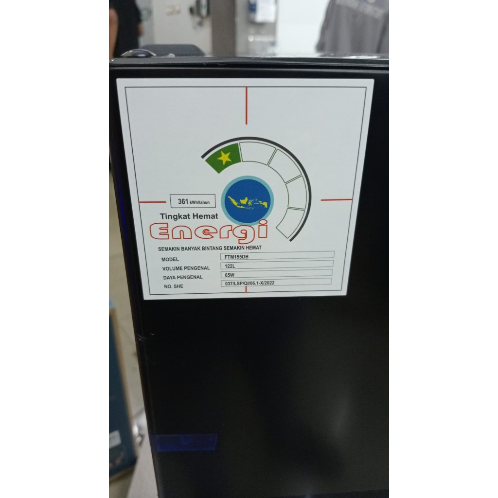 Jual KULKAS 2 PINTU CHANGHONG FTM-155DB FTM155DB LOW WATT GARANSI 5 ...