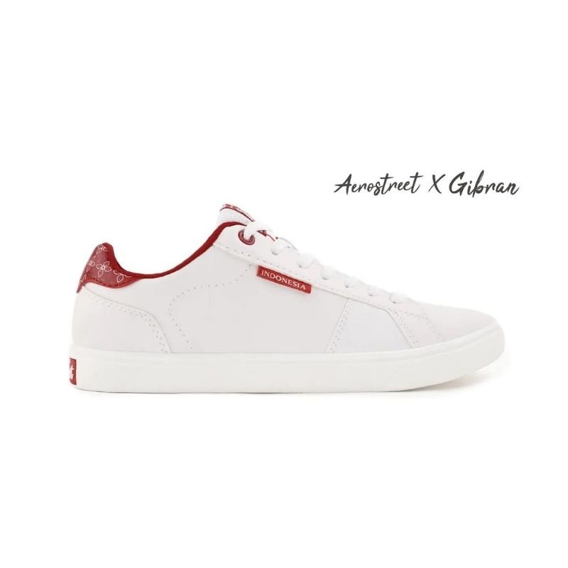 Jual Aerostreet X Gibran Merah Putih - Sepatu Pria Wanita | Shopee ...