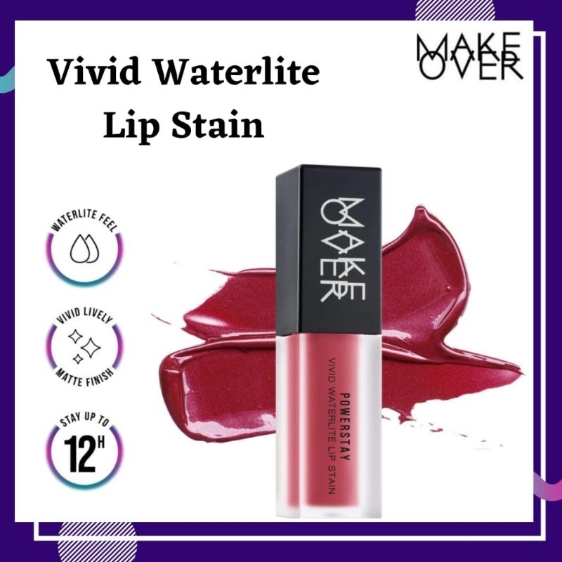 Jual Make Over Powerstay Vivid Waterlite Lip Stain | Shopee Indonesia
