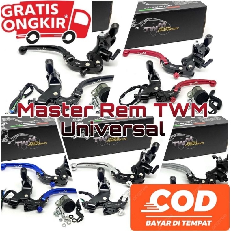 Jual Master Rem TWM Tabung Pisah Kanan CNC Vixion Xabre CBR Ninja Ss ...