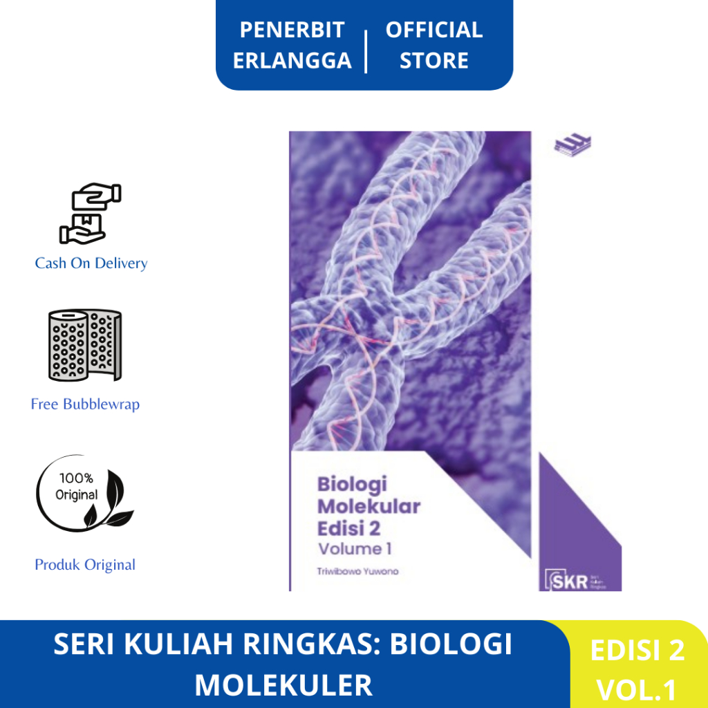 Jual [Erlangga Official] Seri Kuliah Ringkas: Biologi Molekuler Edisi 2 Volume 1 | Shopee Indonesia