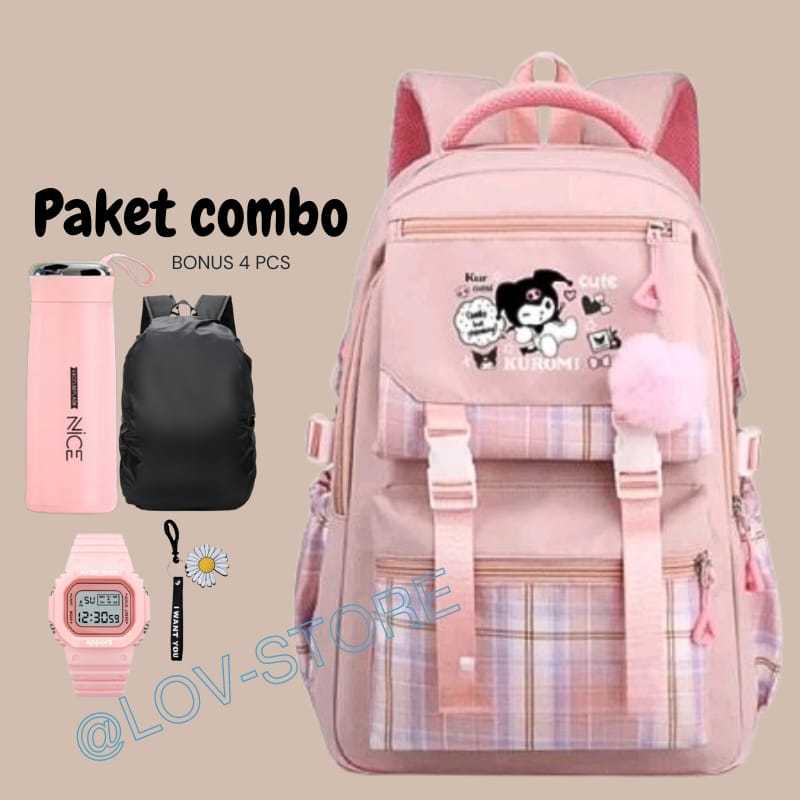 Jual BANYAK BONUSNYA Ransel Anak Sekolah Perempuan Beauty Sd Smp Remaja/TAS RANSEL ANAK TERBARU ...
