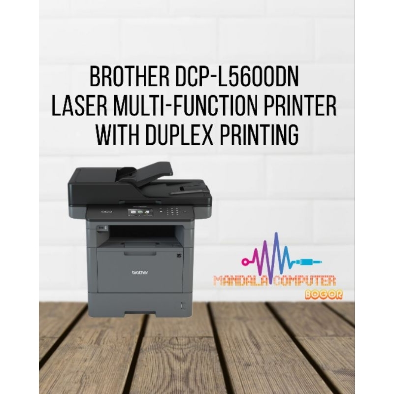 Jual Brother DCP-L5600DN Laser Multi-Function Printer with Duplex ...