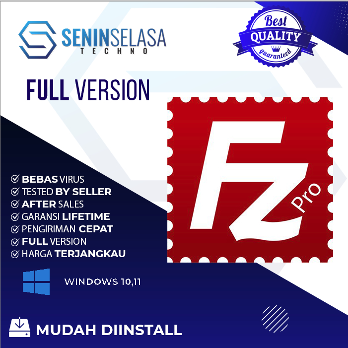 Jual Software FTP Klien: FileZilla Pro 3 [WIN] | Shopee Indonesia
