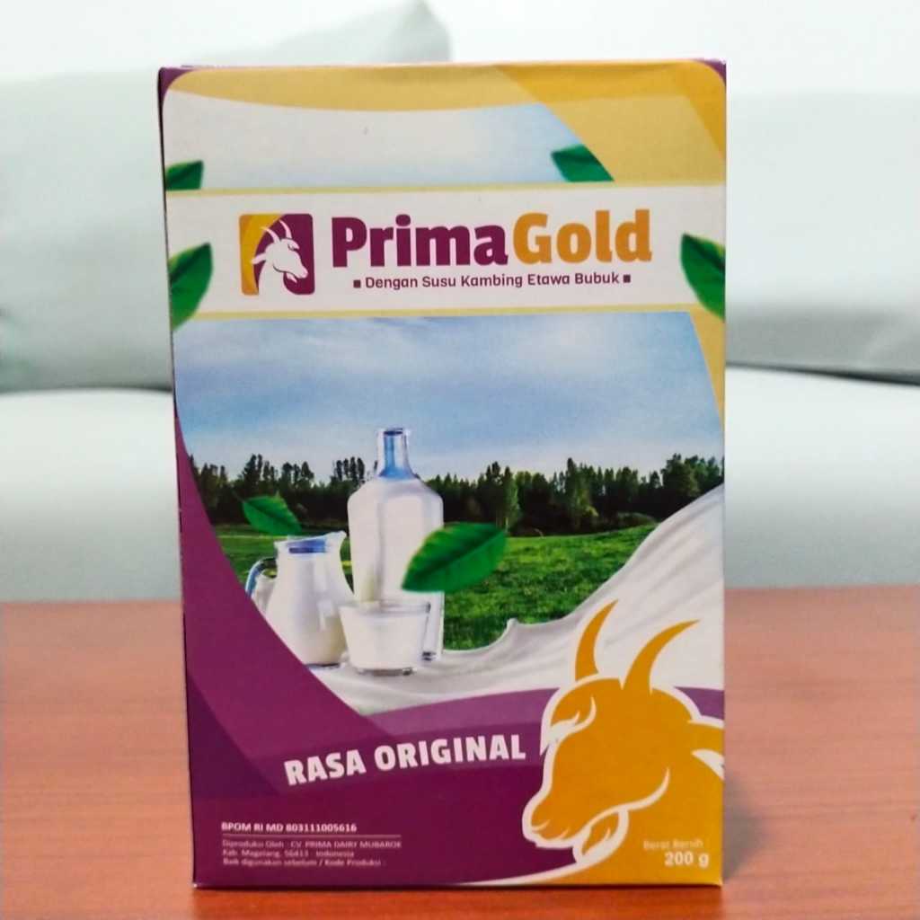 Jual Primagold Susu Kambing Etawa Bubuk Prima Gold Rasa Original 200 gr ...