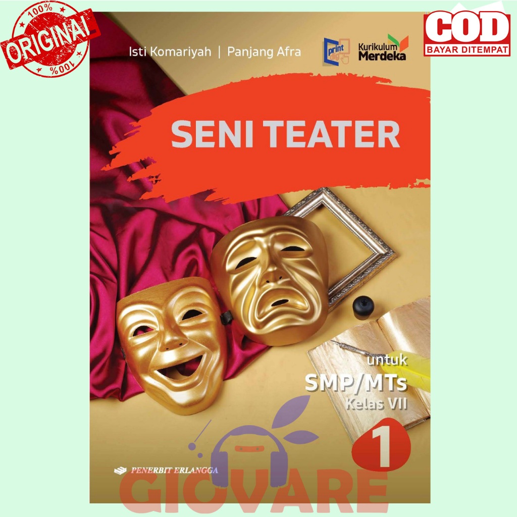 Jual BUKU SENI TEATER KELAS 7 ERLANGGA KURIKULUM MERDEKA | SENI TEATER SMP/MTS KLS.7/KM ORIGINAL ...