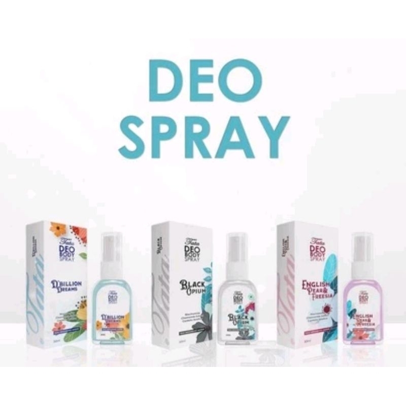 Jual Tata Deo spray tawas aroma Black opium , D'billion dreams ...