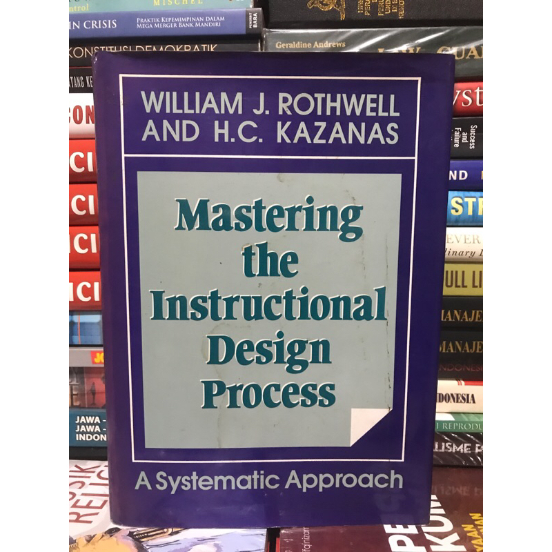 Jual Mastering The Instructional Design Process A Systematic Approach ...