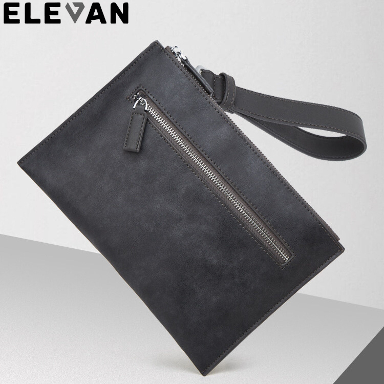 Jual ELEVAN Tas Tangan Clutch Dompet Pria Kulit TC 11 | Shopee Indonesia