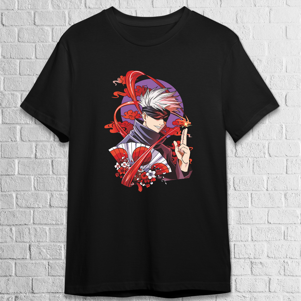 Jual Kaos Premium Satoru Gojo | Jujutsu Kaisen | JJK | A4 | Distro ...