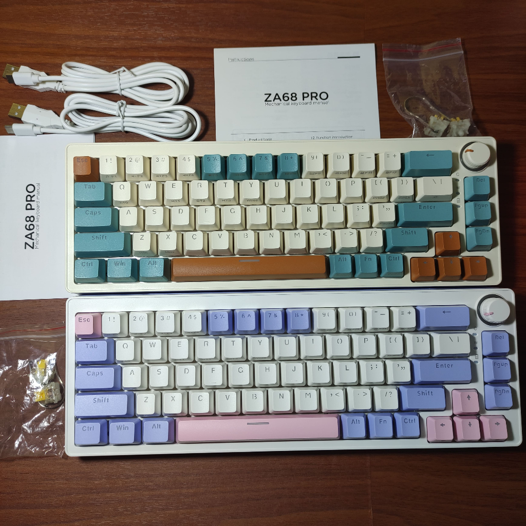 Jual ZIFRIEND ZA68 Pro Keyboard Wireless 3in1 | Shopee Indonesia