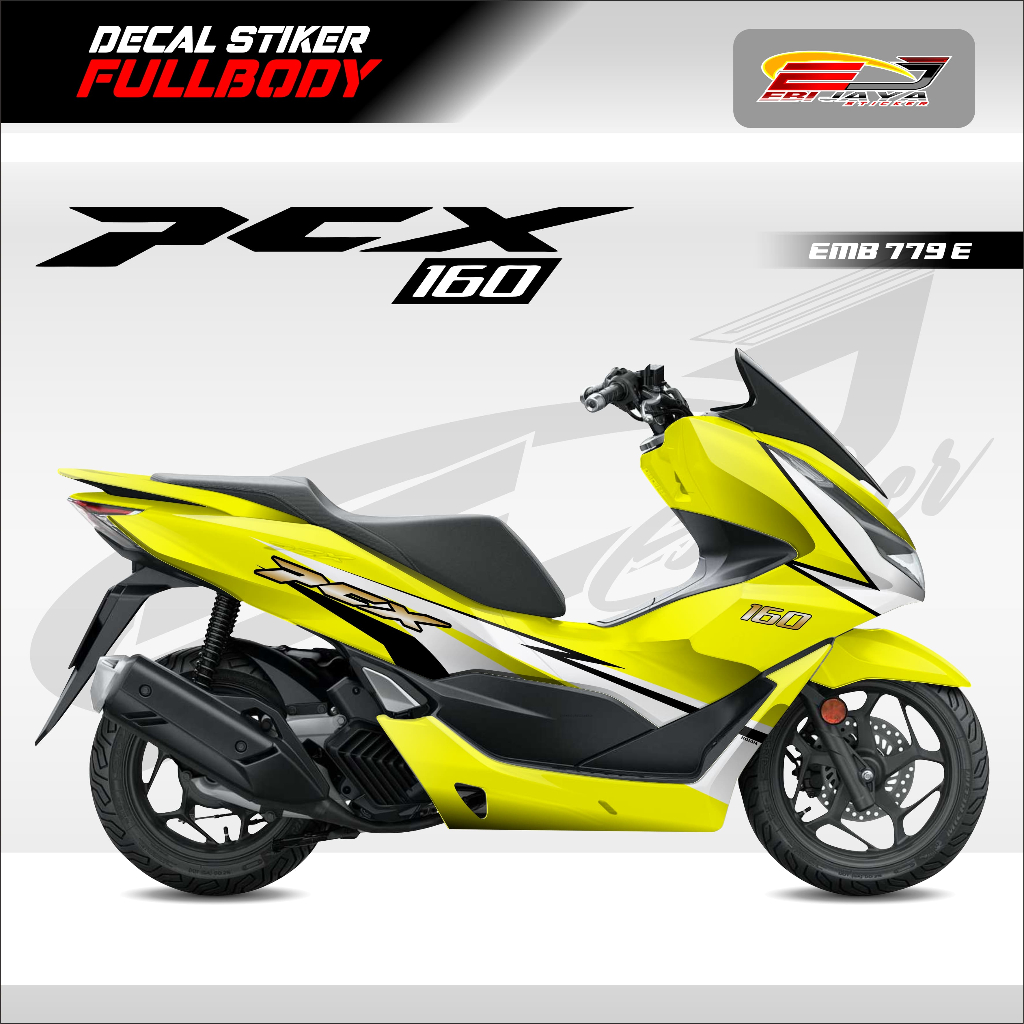 Jual STIKER MOTOR ALL PCX FULL BODY LANGSUNG CETAK-STIKER DECAL NEW ...