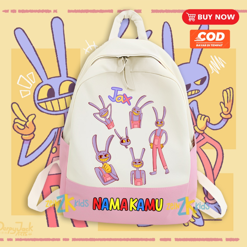 Jual Tas Anak JAX Digital Circus / Tas Anak PAUD TK | Shopee Indonesia