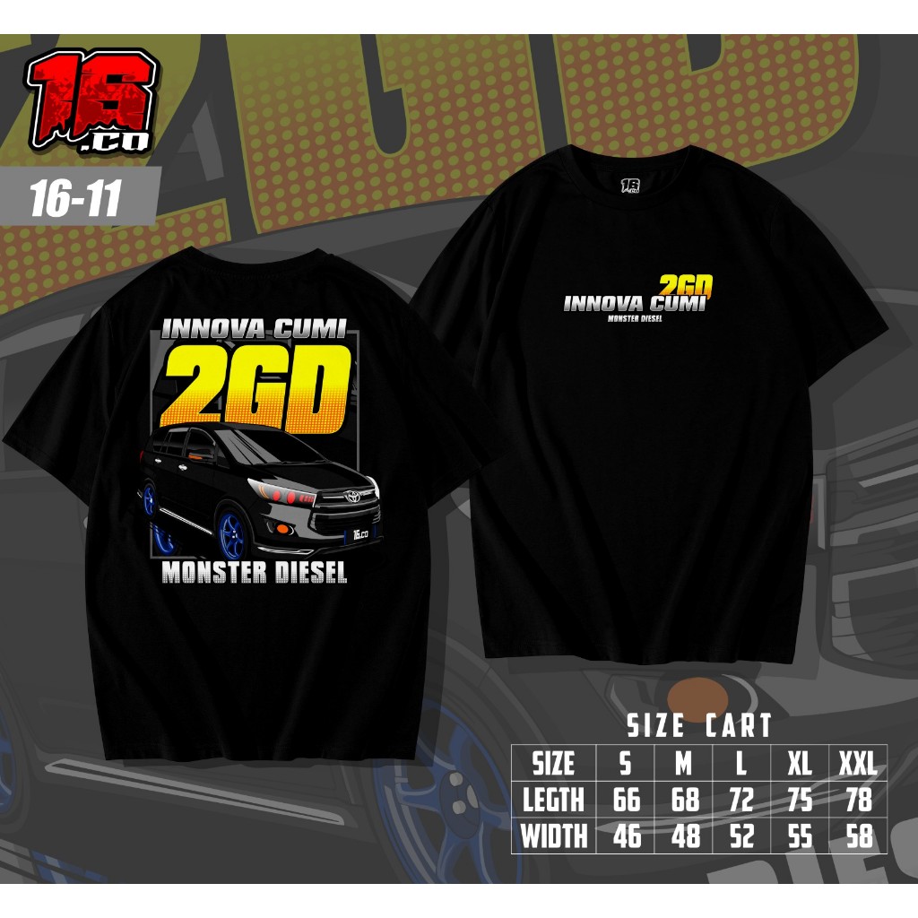 Jual ( FREE STICKER ) Kaos Racing INNOVA 2GD Cumi Darat Kaos Diesel ...