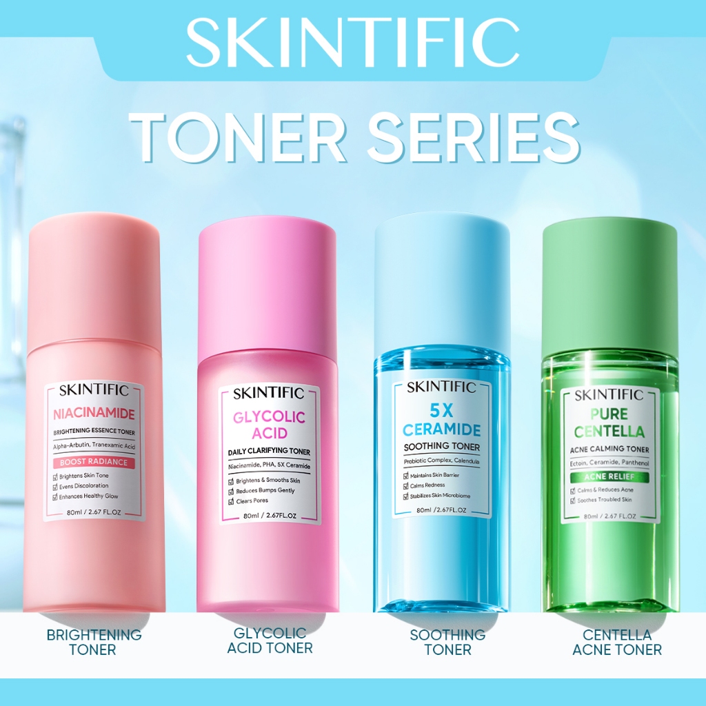 Jual [BPOM] SKINTIFIC Toner Wajah Facial Skincare - 5% Ceramide ...