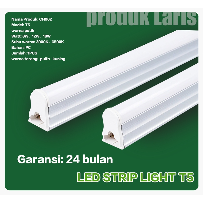 Jual 2024 LARIS GARARSI 24 BULAN/ BISA COD / DISKON Lampu TL Neon T5 ...