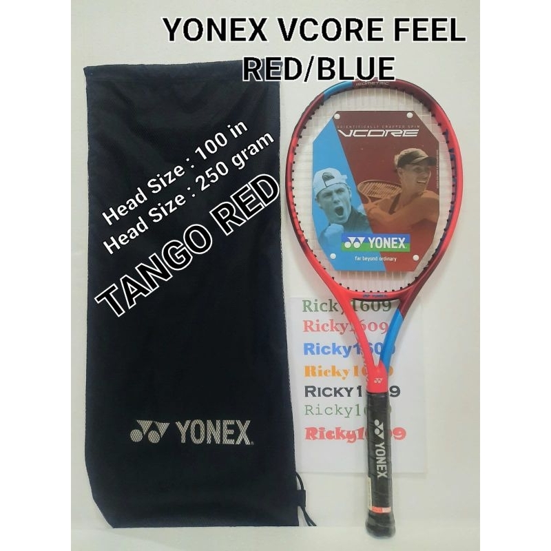 Jual RAKET TENIS YONEX VCORE FEEL (TANGO RED) - RAKET YONEX VCORE FEEL Color : TANGO RED (Weight ...