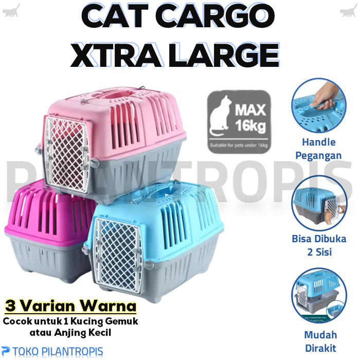 Jual Pet Cargo Kucing Jumbo XL Pet Kargo Kucing Jumbo Box Kucing Travel ...