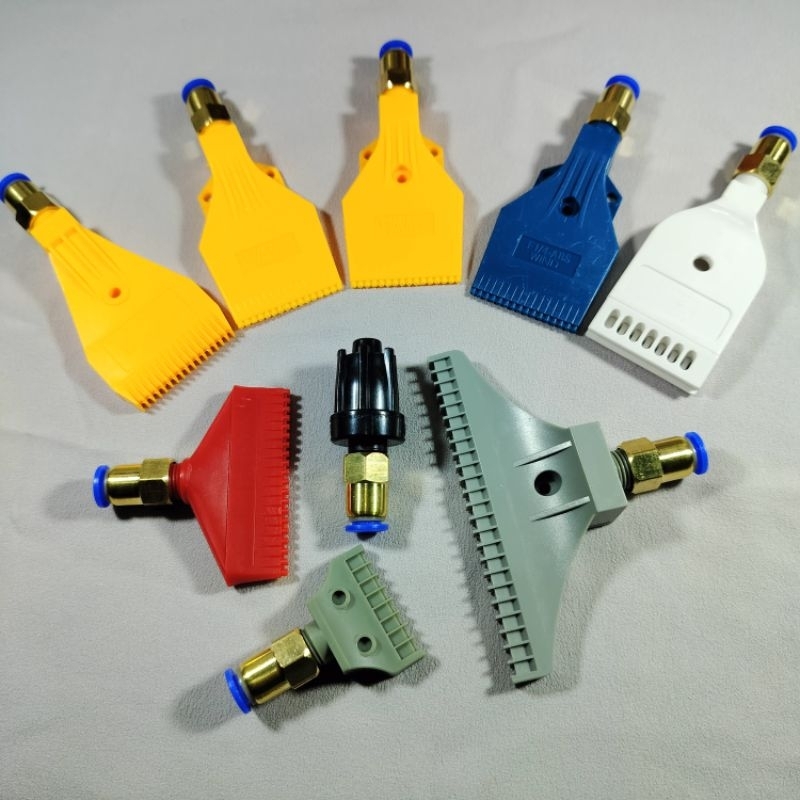 Jual Wind Jet Air Blowing Flat Jet Nozzle 1/4 With Fittings Hose ...