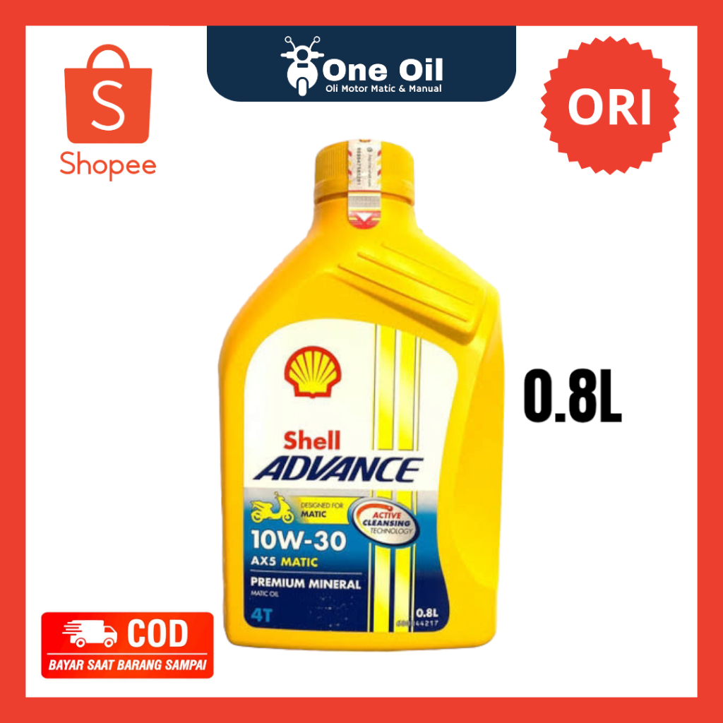 Jual Shell Advance Ax5 Matic Oli Motor Original Formulasi Terbaik ...