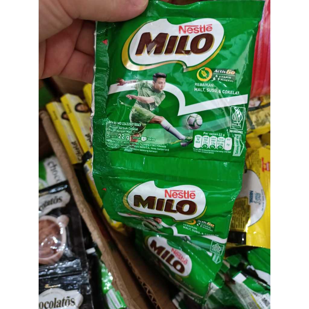Jual Milo Sachet 22gr ( 1 Renceng = 10pcs x 22gr) | Shopee Indonesia