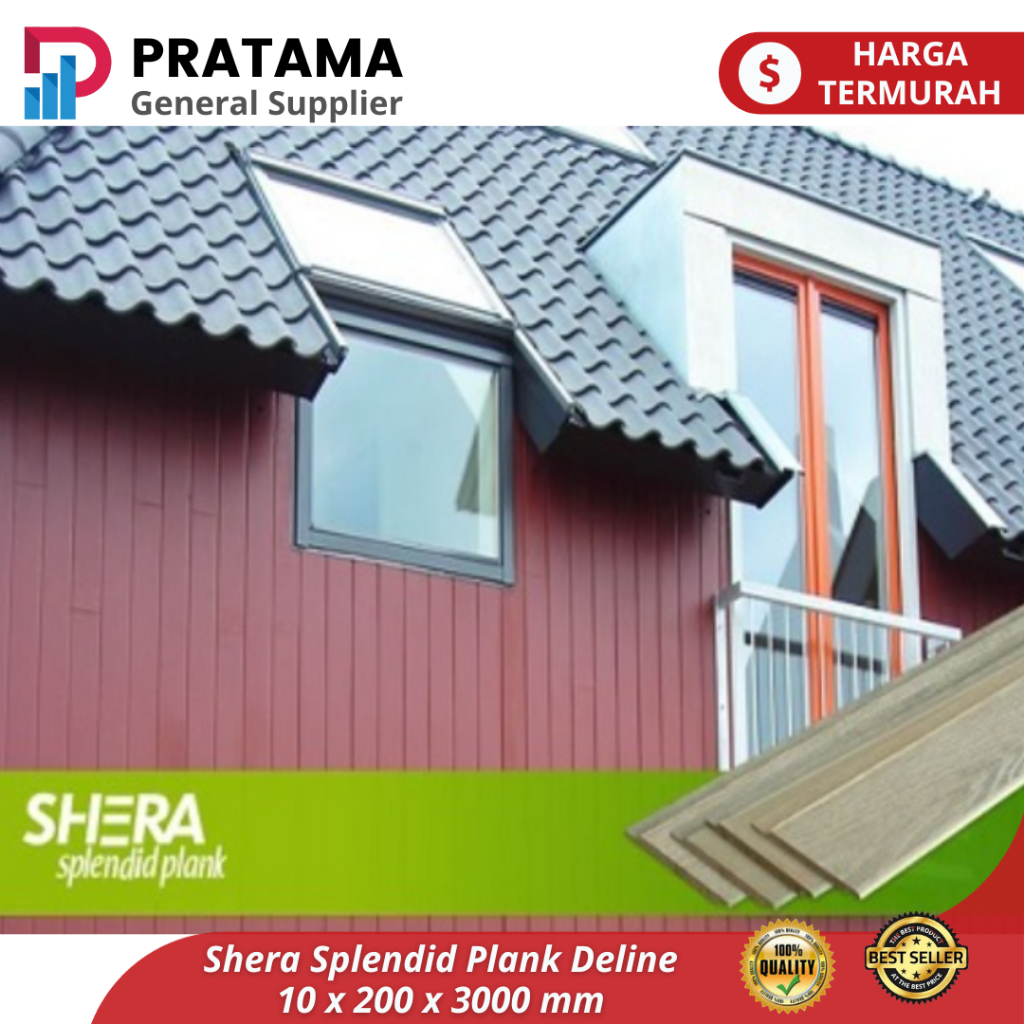 Jual Shera Splendid Plank Straight Grain Texture - Deline 10 x 200 x ...