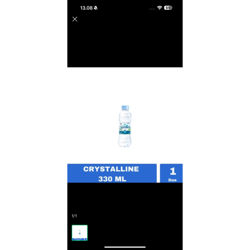 Jual Crystalline 330 ML 1 dus 24 botol | Shopee Indonesia