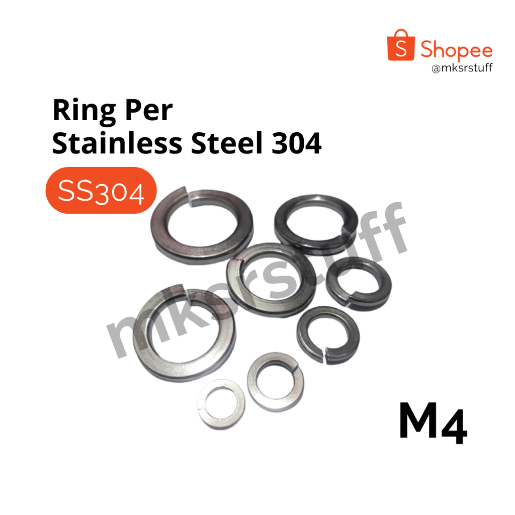 Jual SS304 Ring Per Stainless Steel 304 - M3, M4, M5, M6, M8, M10 ...