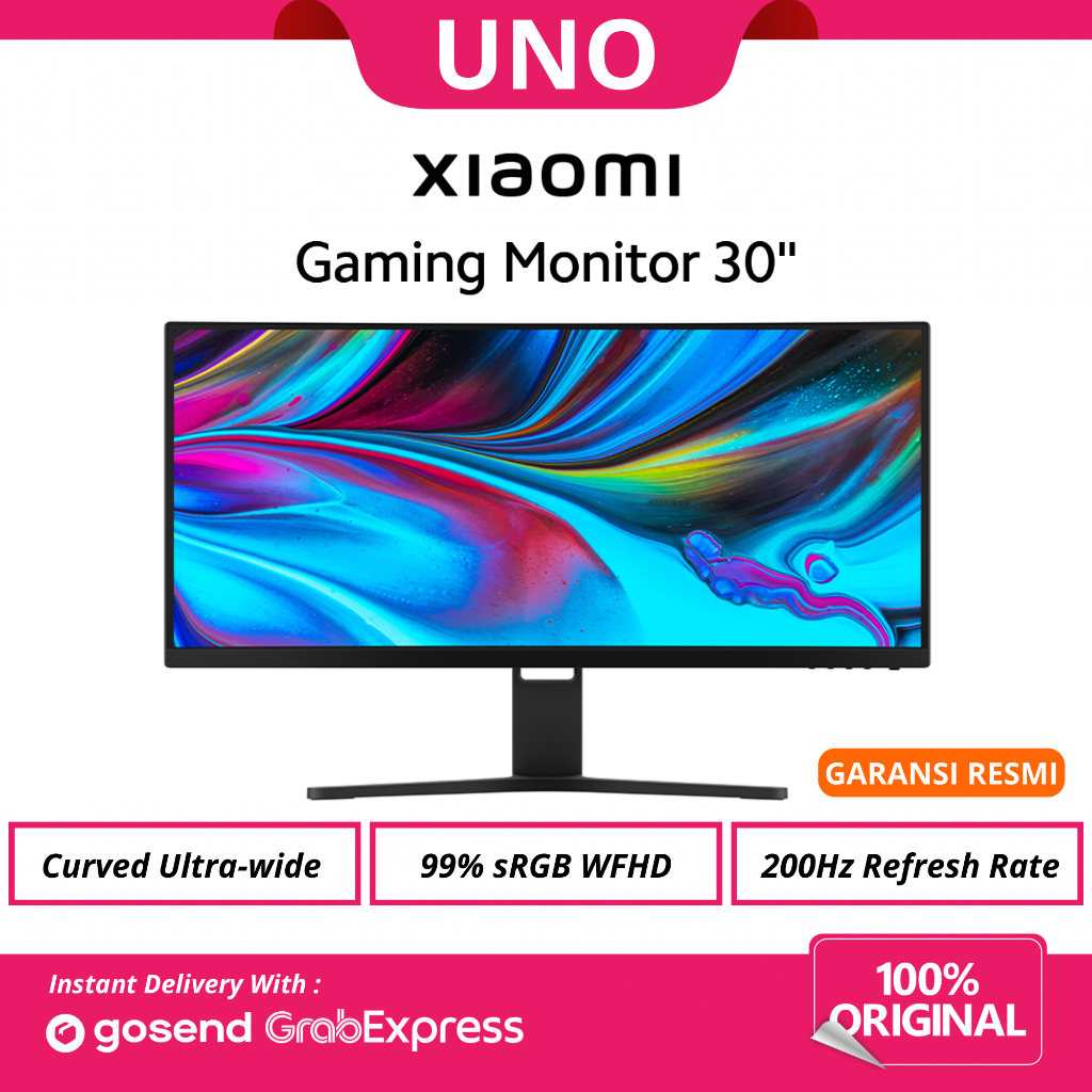 Jual xiaomi Curved Gaming Monitor 30" / LED Monitor 34" - Layar Monitor ...