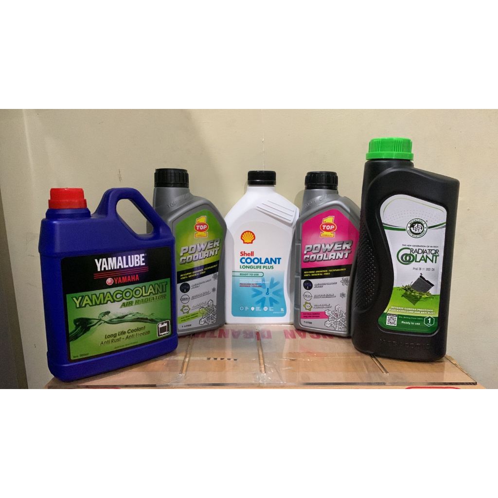 Jual Air Radiator Coolant Mobil & Motor Varian 900ML & 1 Liter | Shopee ...