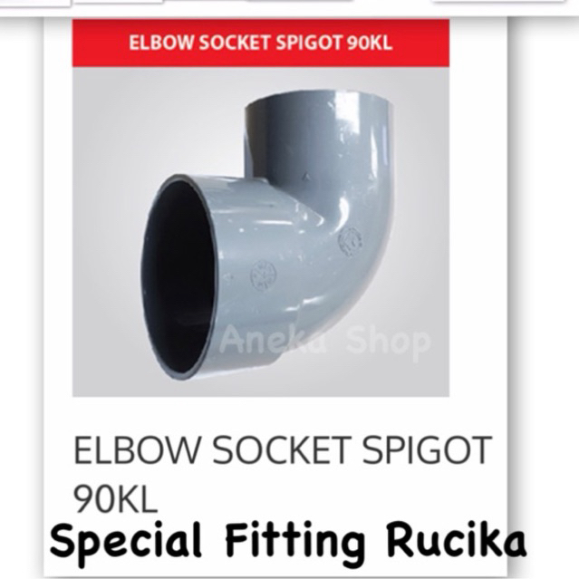 Jual Keni Socket 2 inch 90 derajat Elbow Socket Spigot Special Fitting Rucika | Shopee Indonesia