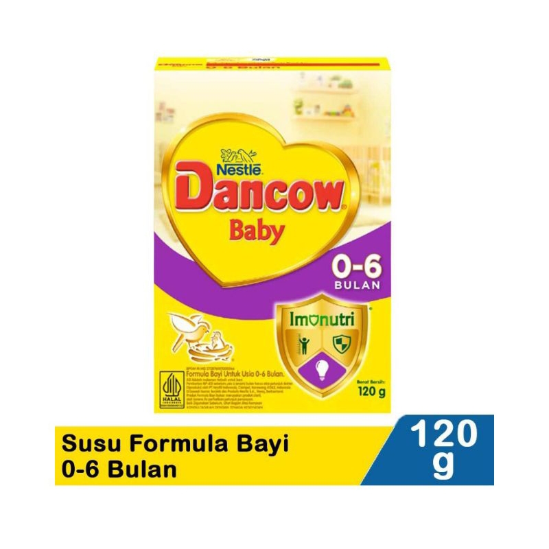 Jual Dancow Baby Susu Formula Bayi 0-6 bulan 120 gr | Shopee Indonesia