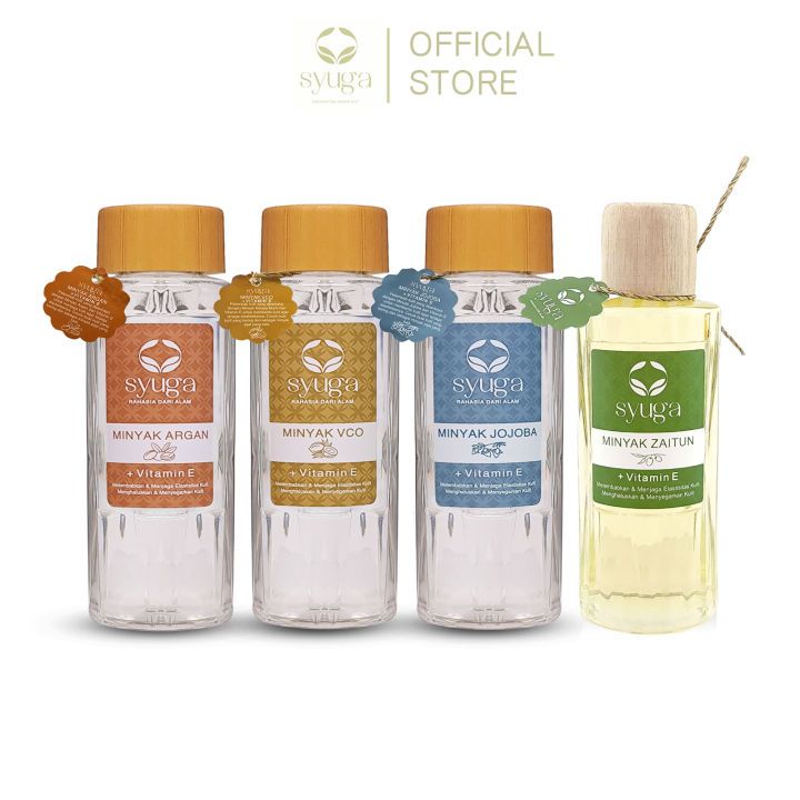 Jual Syuga Minyak Zaitun|Jojoba|Argan|Vco 250ml | Shopee Indonesia