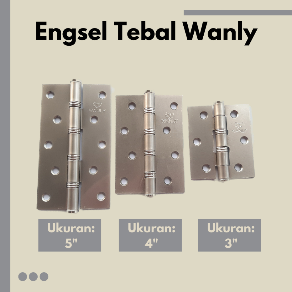 Jual Engsel Tebal Untuk Pintu dan Jendela 3 Inch, 4 Inch, 5 Inch ...