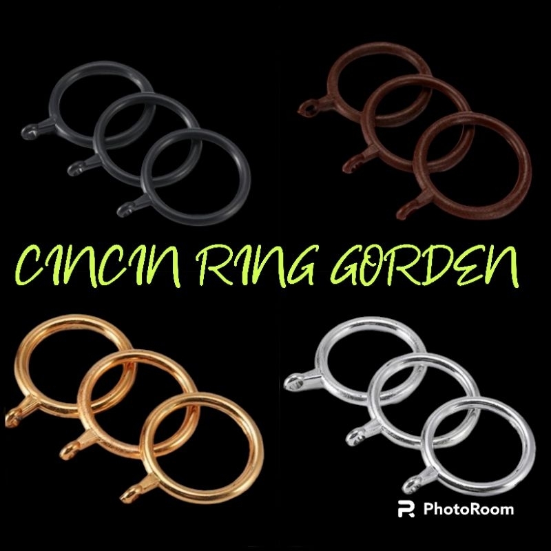 Jual Ring pipa gorden cantolan hordeng cincin gordyn | Shopee Indonesia