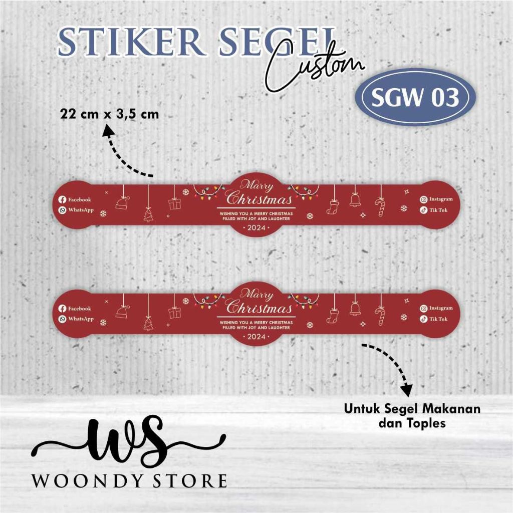 Jual STIKER SEGEL MAKANAN KOTAK BOTOL KEMASAN PRODUK CUSTOM | Shopee ...