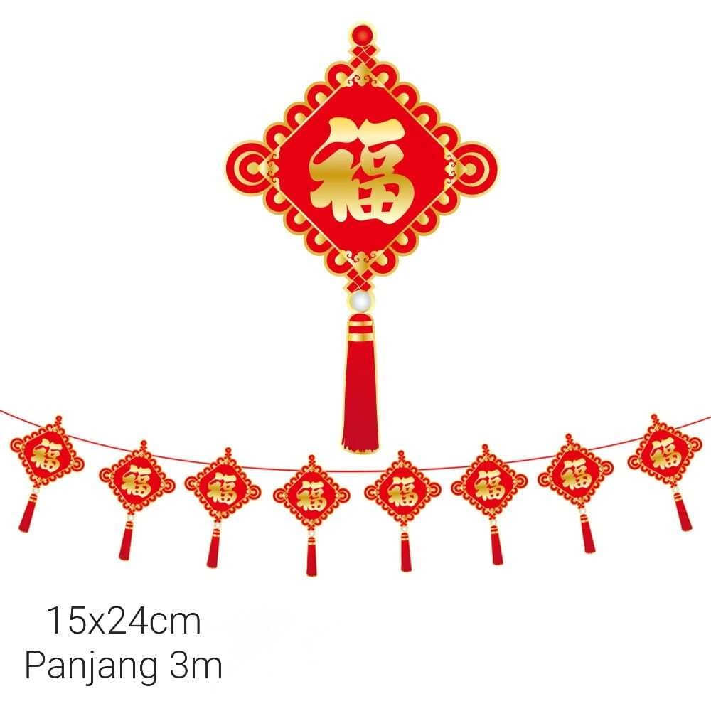 Jual Garland Imlek Tahun Naga 2024 Slinger imlek Lucu varian banyak ...