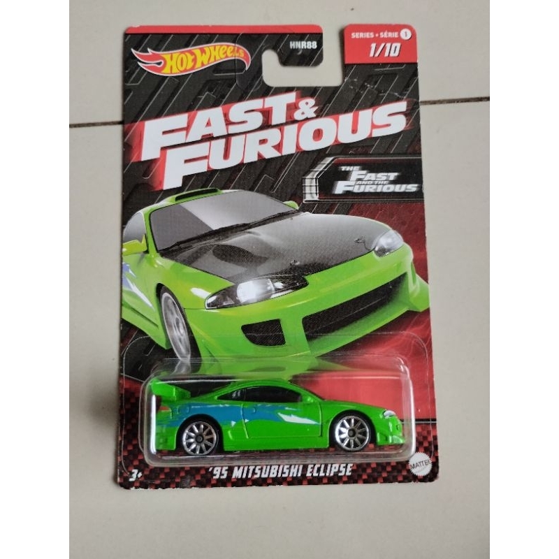 Jual hotwheels 95 mitsubishi eclipse fast and furious wave 1 kerut | Shopee Indonesia