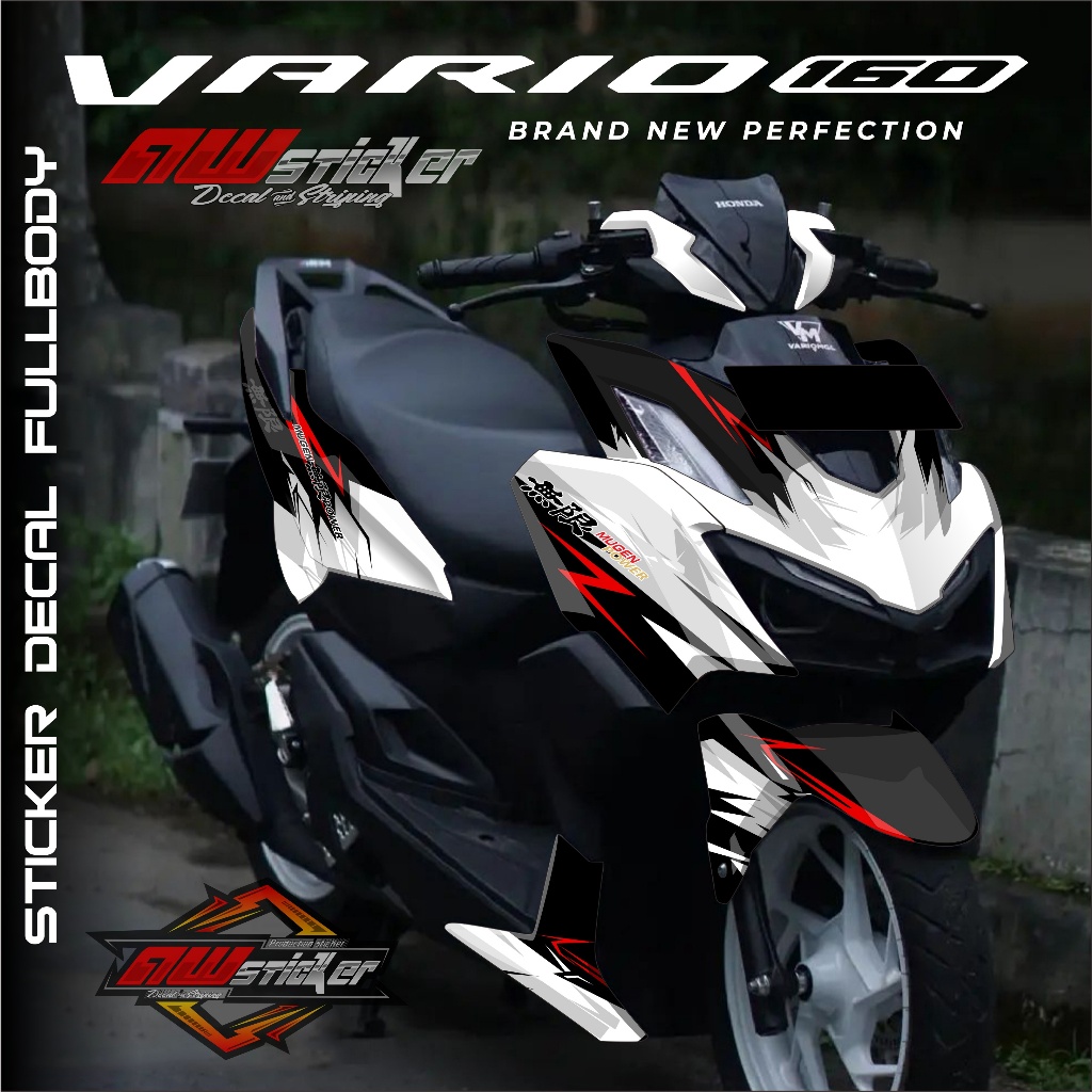 Jual Decal sticker Honda Vario 160 New ABS/NON ABS fullbody Dekal ...