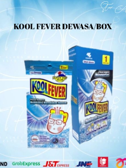 Jual Kool Fever Adult Box Isi 6 Sachet - Plester Kompres Demam | Shopee ...