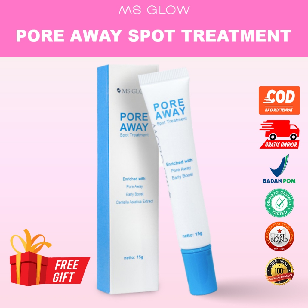 Jual Pore Away Spot Treatment MS Glow /MS Glow Pore Away Original ...