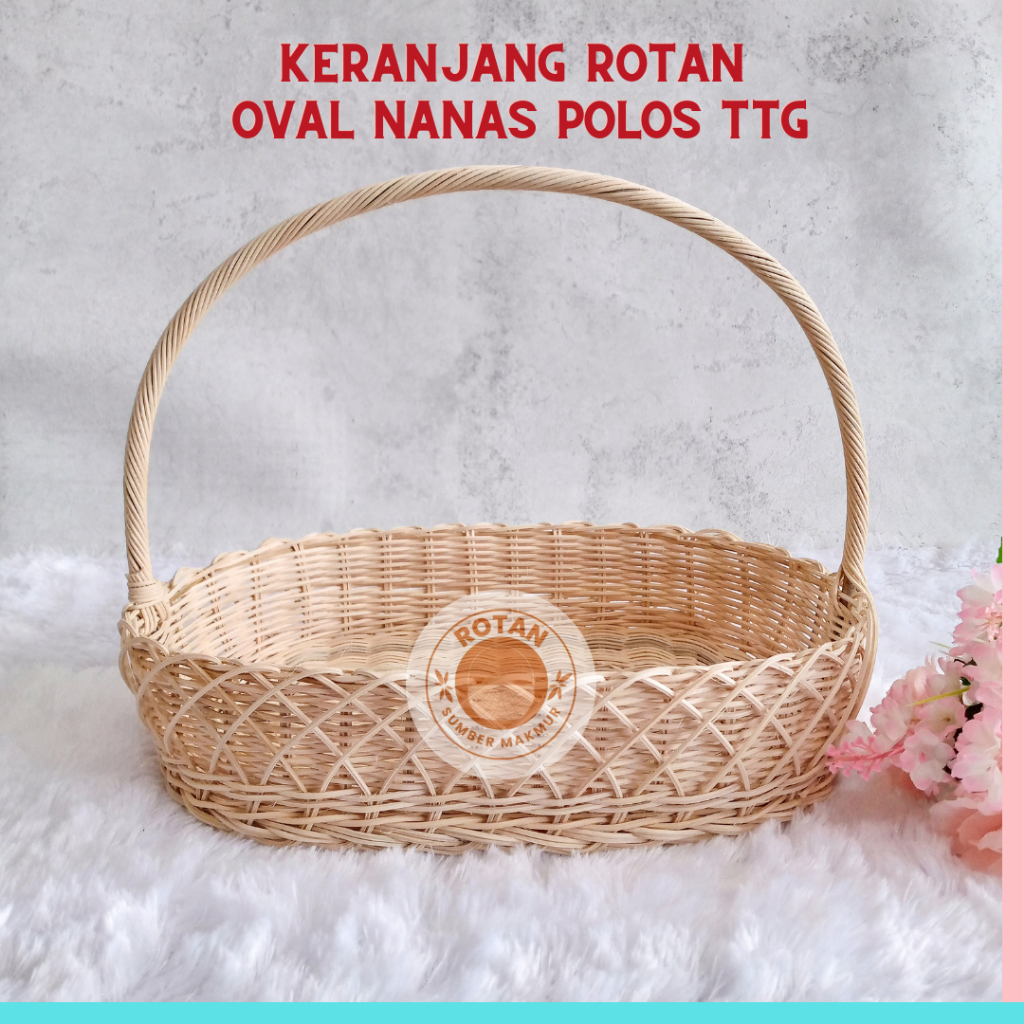 Jual Keranjang Rotan Oval bahan Kualitas terbaik ( PREMIUM) | Keranjang ...