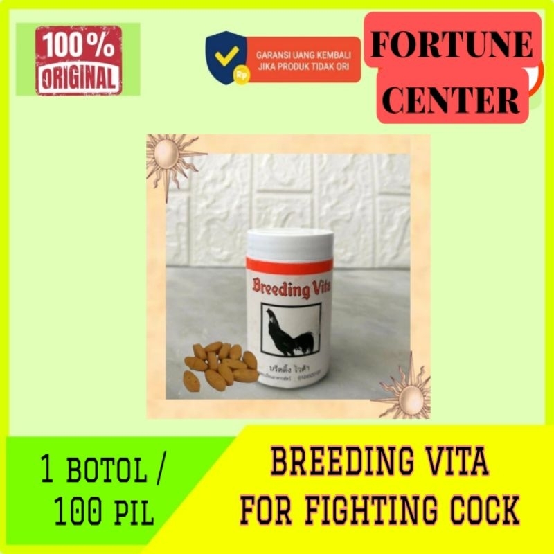 Jual 1 botol breeding vita ayam / breeding vita burung merpati isi 100 ...