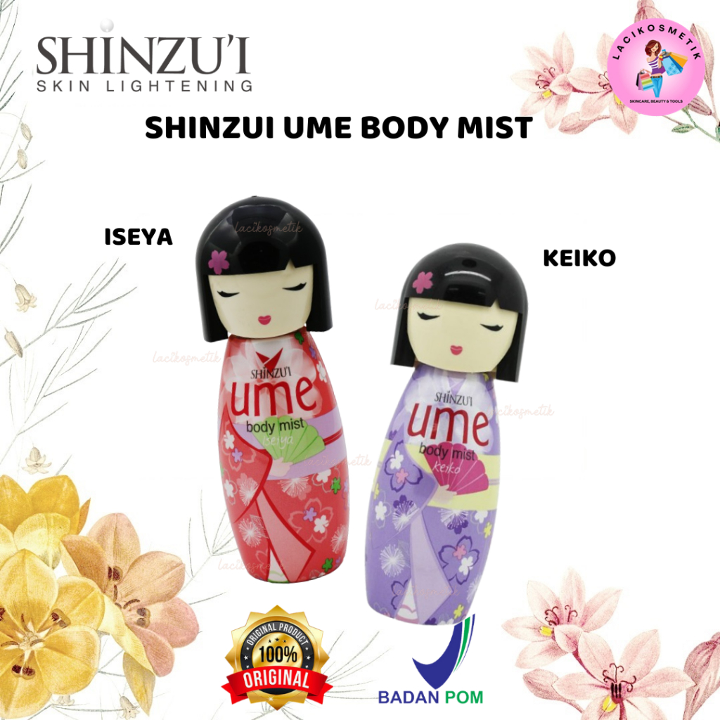 Jual LACIKOSME SHINZUI UME BODY MIST - PARFUM BADAN UME SHINZUI ...